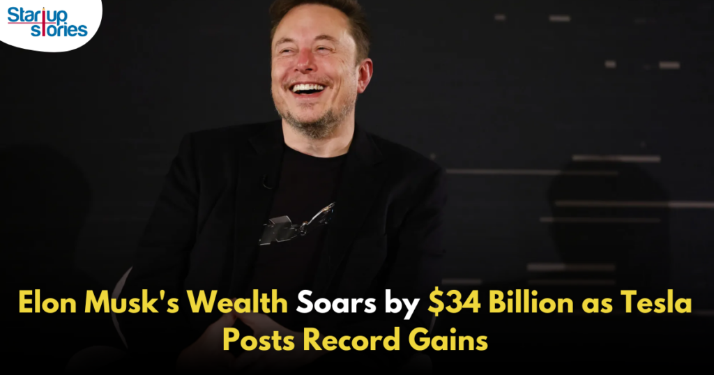 Elon Musk's Wealth Skyrockets by $34 Billion as Tesla Bounces Back ...